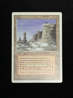 MtG Magic the Gathering: Plateau ~ Revised 3rd Edition, 3ED, Dual Land ...