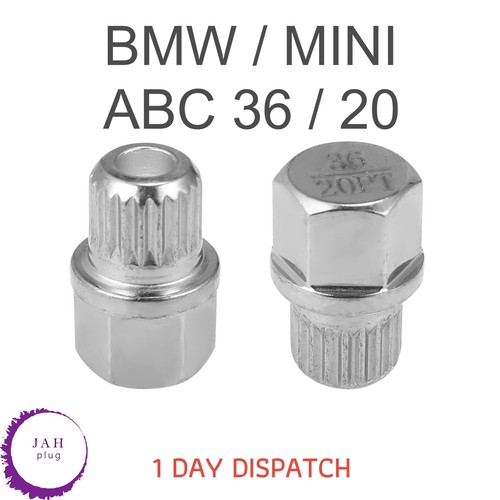 ABC 36 / 20 LNWK FOR BMW MINI MASTER LOCKING SECURITY WHEEL NUT KEY ...