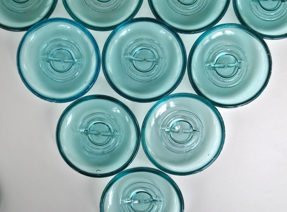 *1* Vintage BLUE LID for REGULAR~MOUTH BALL, ATLAS WIRE~BAIL CLOSURE ...