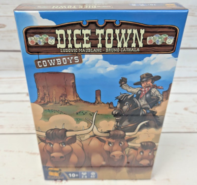 Dice Town Cowboy Expansion Western Board Game NIS Dice Game | eBay