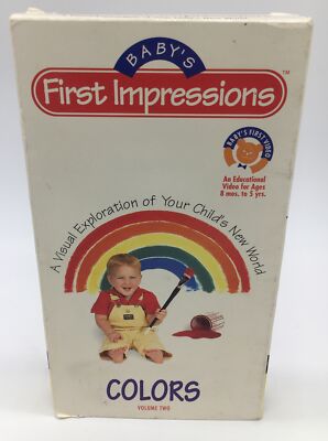 Baby’s First Impressions - VHS - Volume 2 Colors Educational Video | eBay