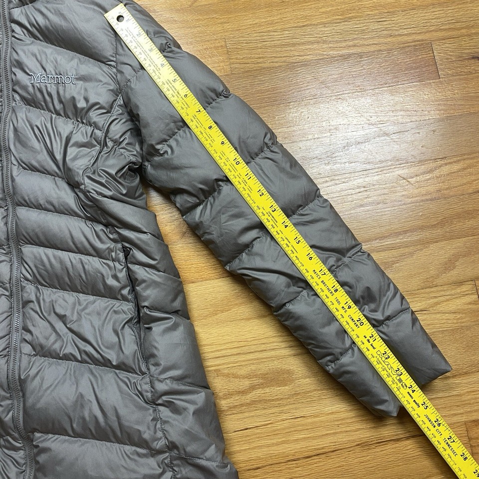 Marmot Women's Montreal Down Coat -Taupe size Small Parka Long Jacket ...