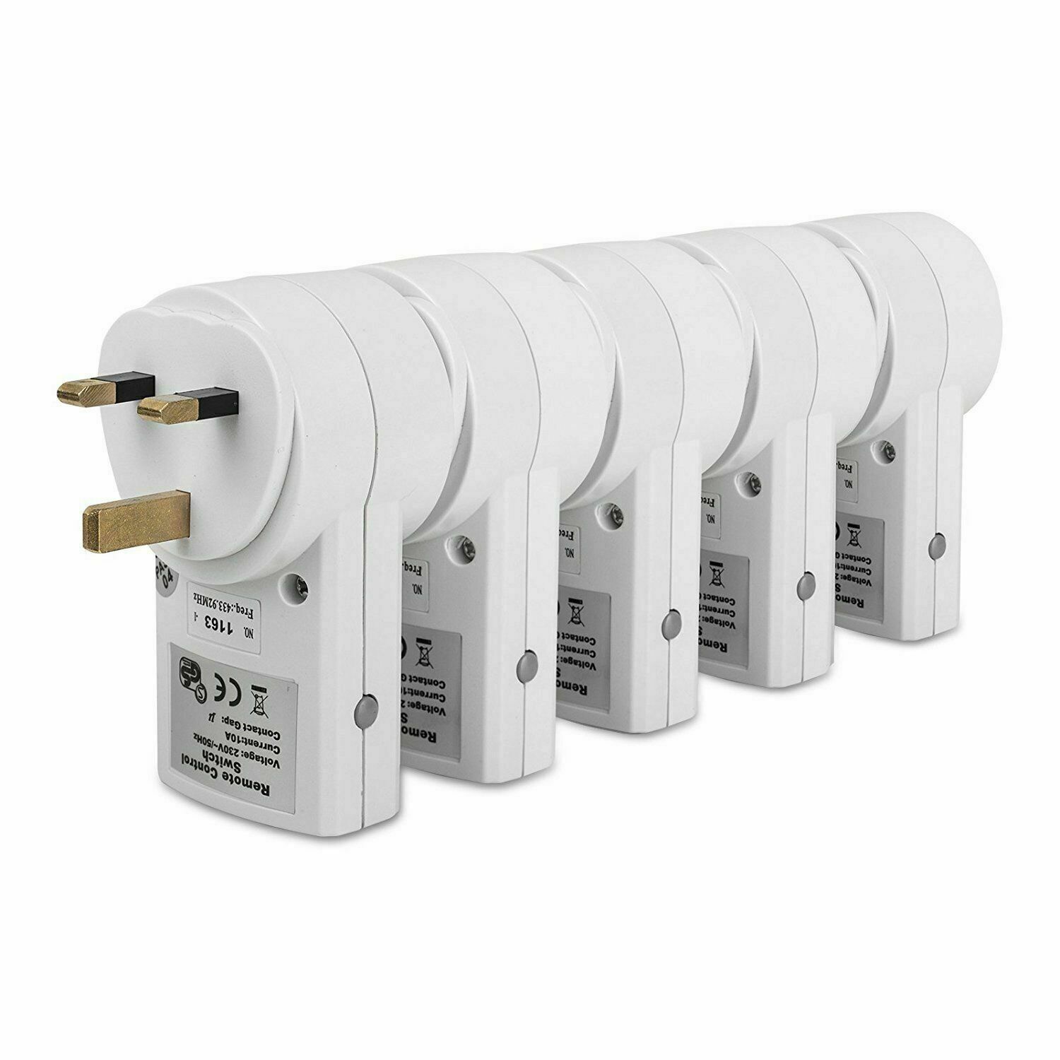 Remote Control Outlet Kit Wireless Light Switch UK Plug Household ...