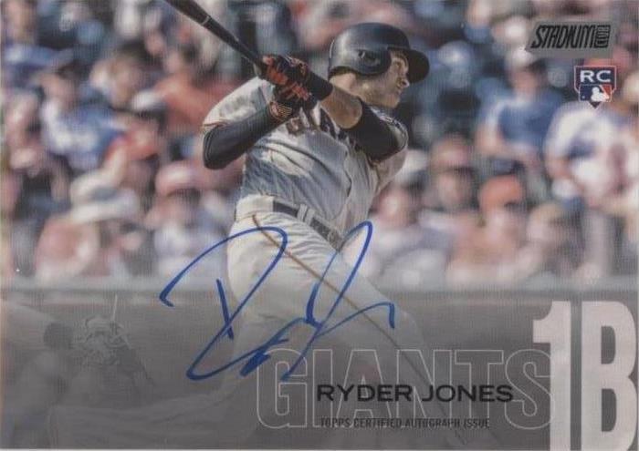 2018 Topps Stadium Club - Autographs Ryder Jones #SCA-RJ Black Foil /25 ...