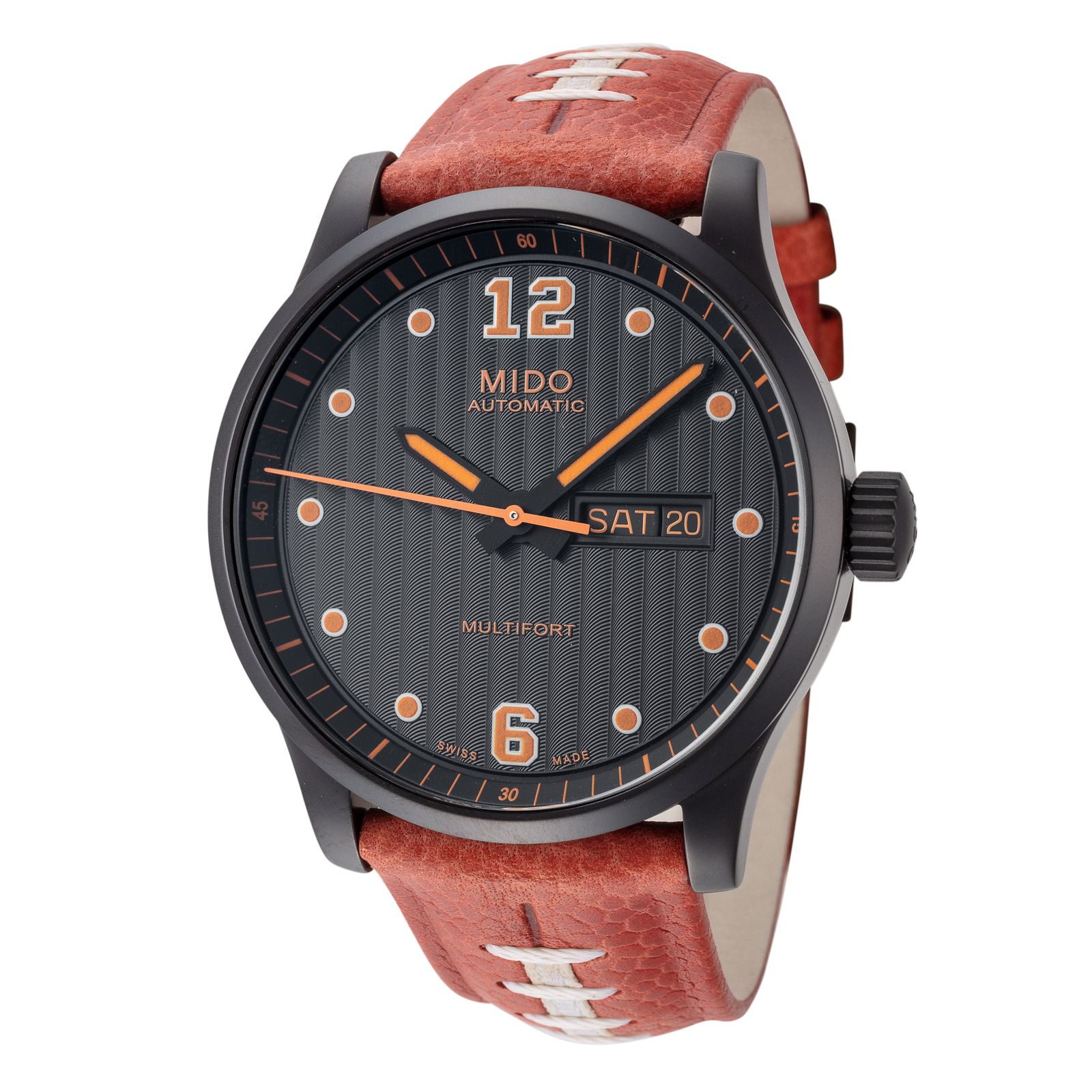 Mido Men's M0054303605080 Multifort 42mm Automatic Watch 7612330133278 ...