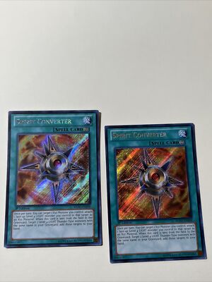 x2 Spirit Converter x2 - REDU-EN099 1st Ed Secret Rare YuGiOh - LP | eBay