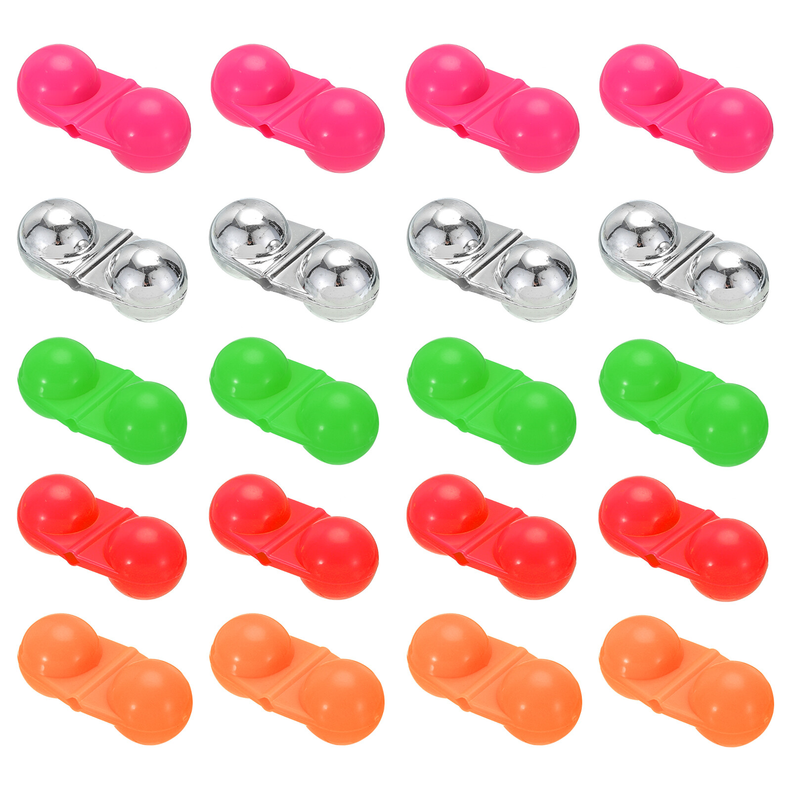 20 Pcs Fishing Double Rattle Beads Catfish Fishing Bell to Attract Fish ...