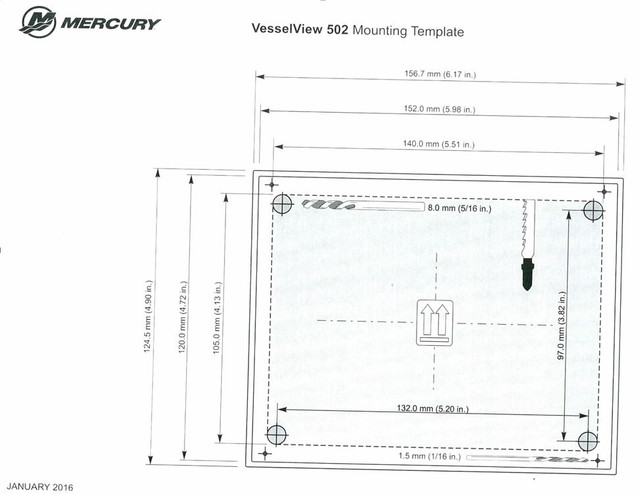 Mercury V-View 502 Kit SmartCraft Vessel PN 8M0110644 for sale online ...