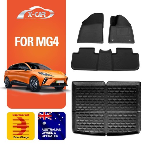 3D All Weather Boot Liner Floor Mats Carpet for MG MG4 2023-2024 XPE ...