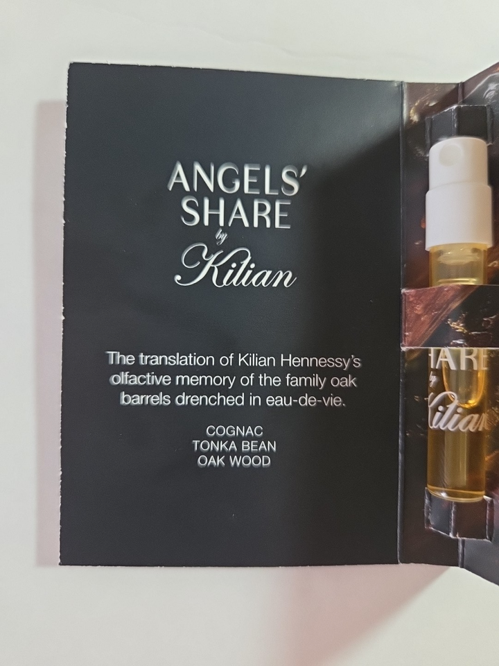 Kilian Angels' Share Eau De Parfum Sample Size Spray Vial 1.5 ml. NEW ...