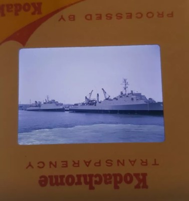 2 1963 kodachrome Photo slides US Navy ships Norfolk VA Free shipping ...
