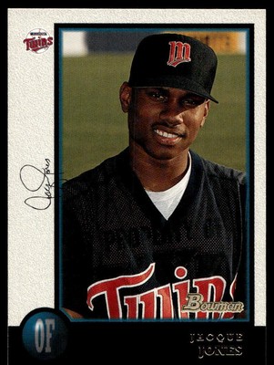 1998 Bowman 143 Jacque Jones Minnesota Twins Baseball Card | eBay