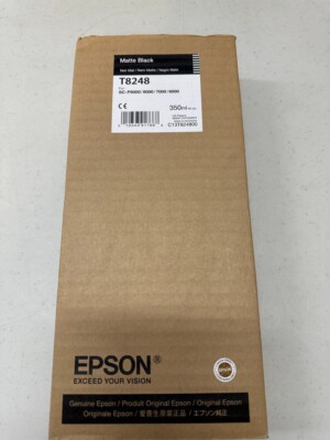 Epson T8248 Matte Black Ink for SureColor P6000 P7000 P8000 P9000 ex ...