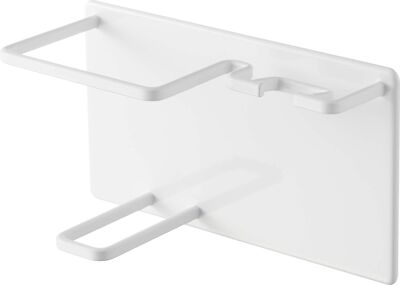 Yamazaki Magnet Bathroom Shaver Foam & Shaver Holder White Approx. W14 ...
