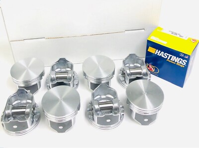 Flat Top Pistons-Rings STD compatible with 2002-08 GM Chevrolet 6.0L ...