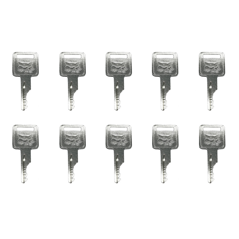 10X Excavator Key For Bobcat Skid Steer Loaders and more Equipment ...