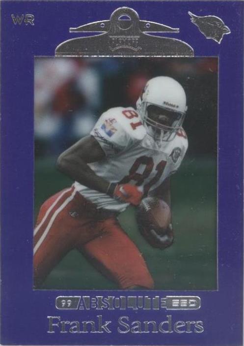1999 Playoff Absolute SSD - Frank Sanders #2 Purple Border for sale ...