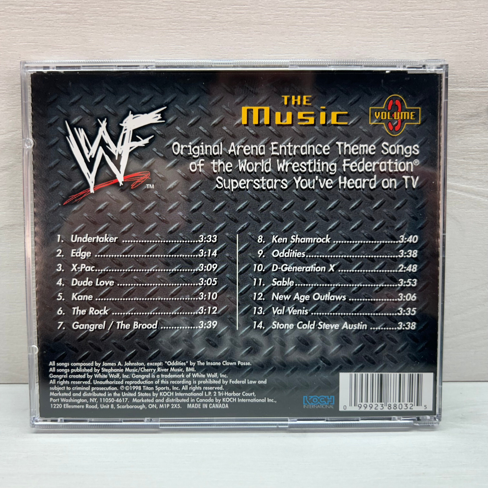 WWF Music Box Set [Box] [Limited] by Various Artists (CD, Oct-1999, 4 ...