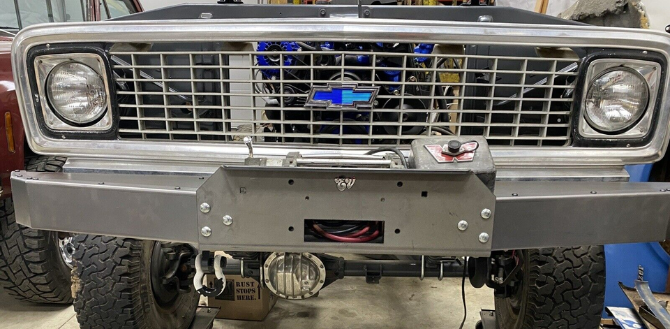 EV 'GOAT' Winch bumper 67-72 Chevrolet GMC K5 Chevy pickup K20 Blazer ...