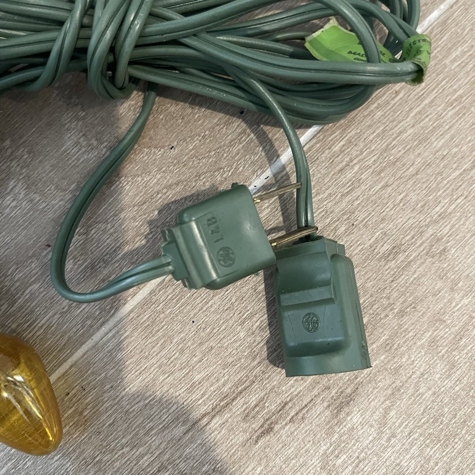 C7 1/2 Christmas Light Strands Lot Of 3 - 8 10 & 15 Light Mixed Strings ...