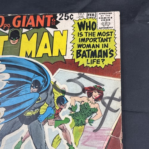 Batman #208 (1937) FN DC Comics 1969 Cover Art Nick Cardy | eBay