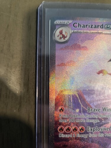 Error Pokémon TCG Charizard EX 199/165 Scarlet & Violet 151 Holo Card ...