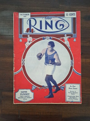 The Ring Magazine October 1927 Gene Tunney | eBay
