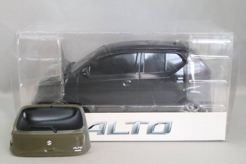 Novelty Color Sample Suzuki Alto Black Pearl Gray Back Door 1/18 ...