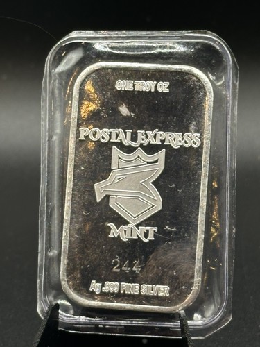 Sh!tters Full LGB Postal Express Mint Limited 1 OZ .999 Fine silver Bar ...