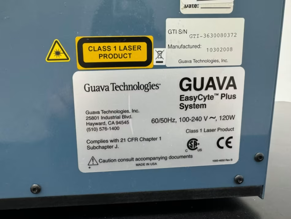 Guava Technologies EasyCyte Plus Flow Cytometer - FREE Shipping | eBay
