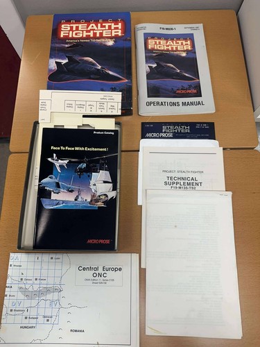 Project Stealth Fighter Micro Prose For Commodore 64 Very Good | eBay