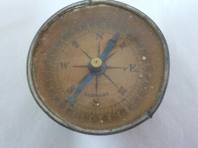 Vintage Hand Held Survival Compass and Mirror Made in Germany dr39 | eBay
