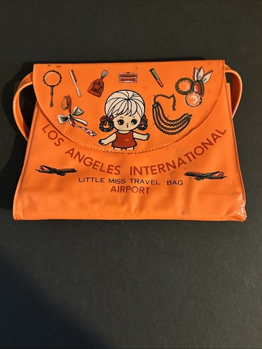 Vintage Los Angeles International Airport Little Miss Vinyl Travel Bag ...