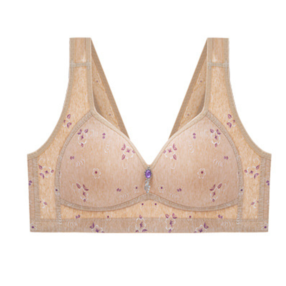 Baumwoll-Bh Ohne Draht Ohne Stahlring Große Größe Weich Dünn Mehrfarbig ...