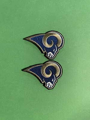 NFL Team Los Angeles Rams Iron/Sew On Embroidered Badge Patch Set Of 2 ...