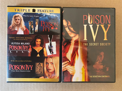 POISON IVY DVD Collection-4 Movies! Drew Barrymore, Alyssa Milano ...