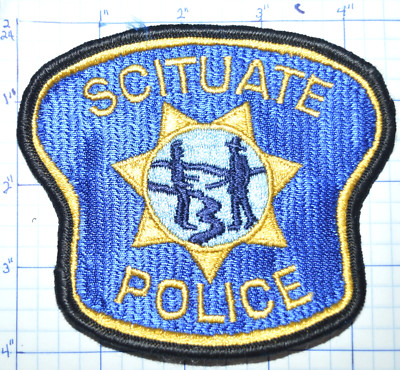 MASSACHUSETTS, SCITUATE POLICE DEPT VINTAGE WEB BACK PATCH | eBay