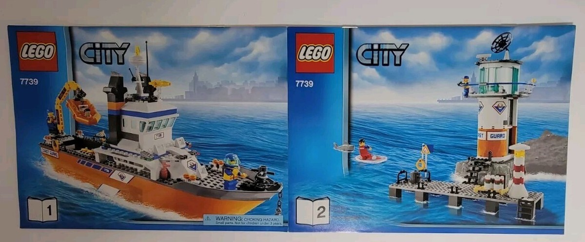 Lego City Coast Guard Patrol Boat And Tower LEGO Instructions | City