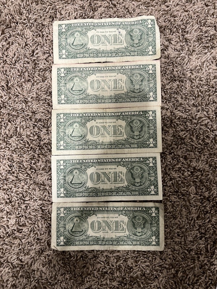 (5) 2013 B (ONE DOLLAR) DUPLICATE STAR NOTES - Lot Of 5 | eBay