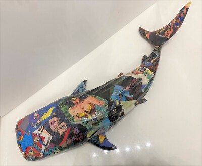 Mr Fog Large Shark Original Comics And Resin Sculpture 2022 91X34X19Cm ...