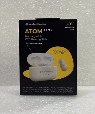Audien ATOM PRO 2 Wireless Rechargeable OTC Earbuds (DE) | eBay