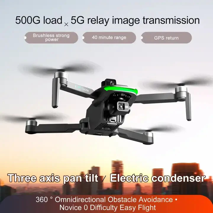 Legal Quadcopter UAV S155 Pro GPS Drone w emb Remote ID RemoteID & w/o ...