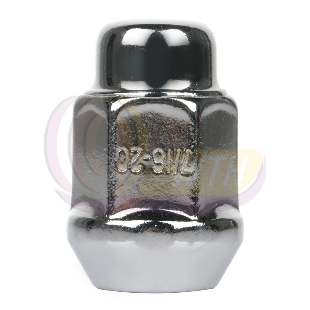 20 Chrome Lug Nuts Thread Size 7/16-20 Fits Chevrolet Impala Styleline ...
