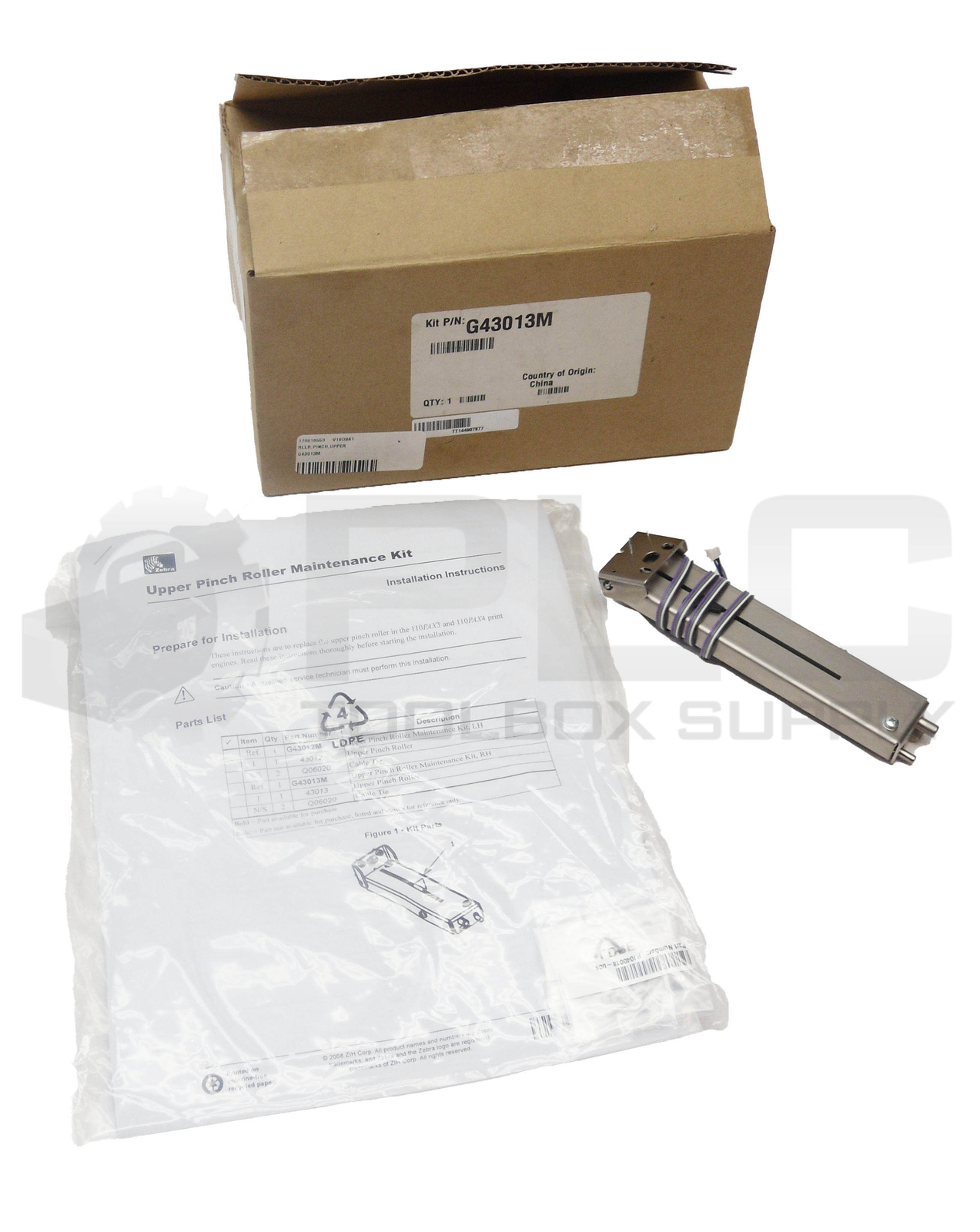 ZEBRA KIT UPPER PINCH ROLLER RH Maintenance / Upgrade Kit for 110PAX3 ...