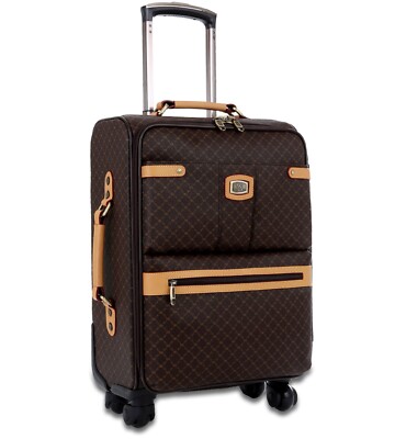 Rioni Signature Small Brown color Luggage ST-20121S | eBay