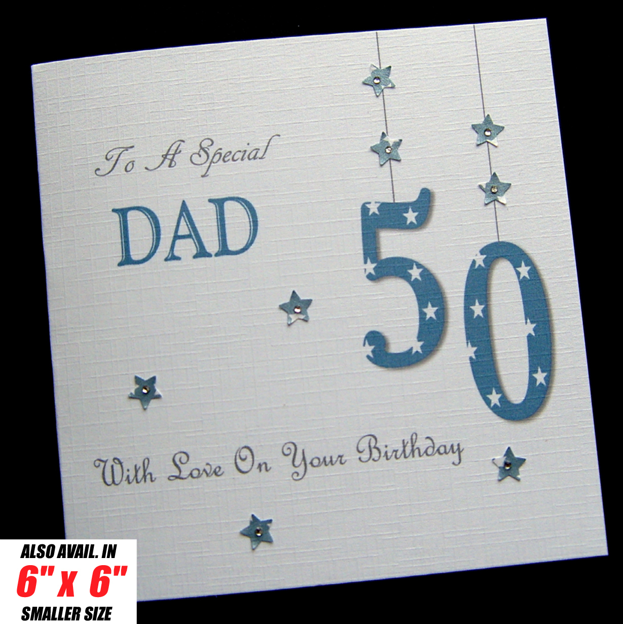 Large 8"x8" Personalised Birthday Card Dad Brother Son Grandad Uncle ...
