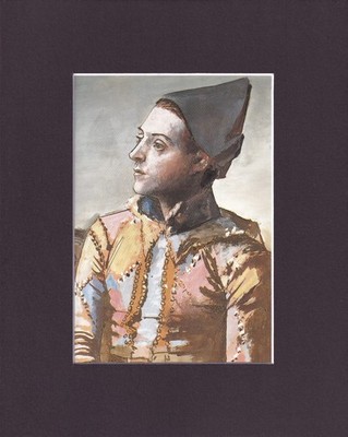8X10" Matted Print Art Picture Pablo Picasso: Jester | eBay