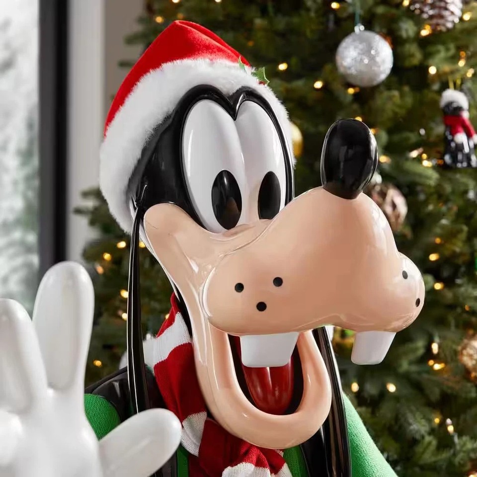 *NEW* Disney 4 ft. Animated Holiday Goofy Animatronic Home Depot A4 ...