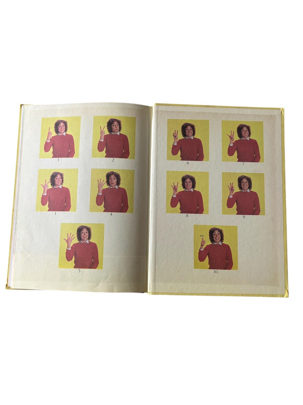 Sesame Street Sign Language Instruction Fun Book Linda Bove Vintage ...