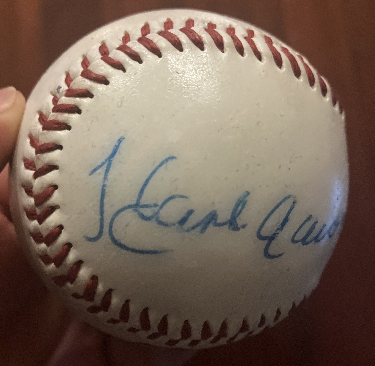 Hank Aaron Signed 715 25th Anniversary Baseball Full JSA psa 65th ...